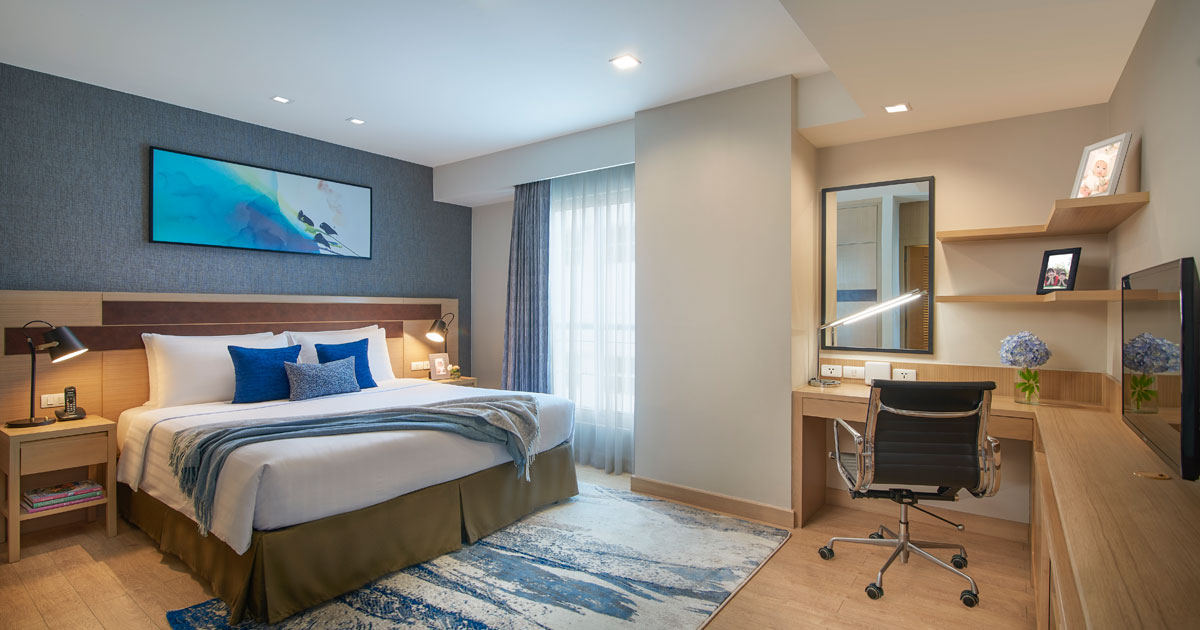 Studio Deluxe Serviced Apartments for Extended Stay in Asoke CBD ...